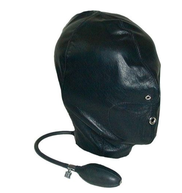 Leather Inflatable Hood - Vegan Leather Gear